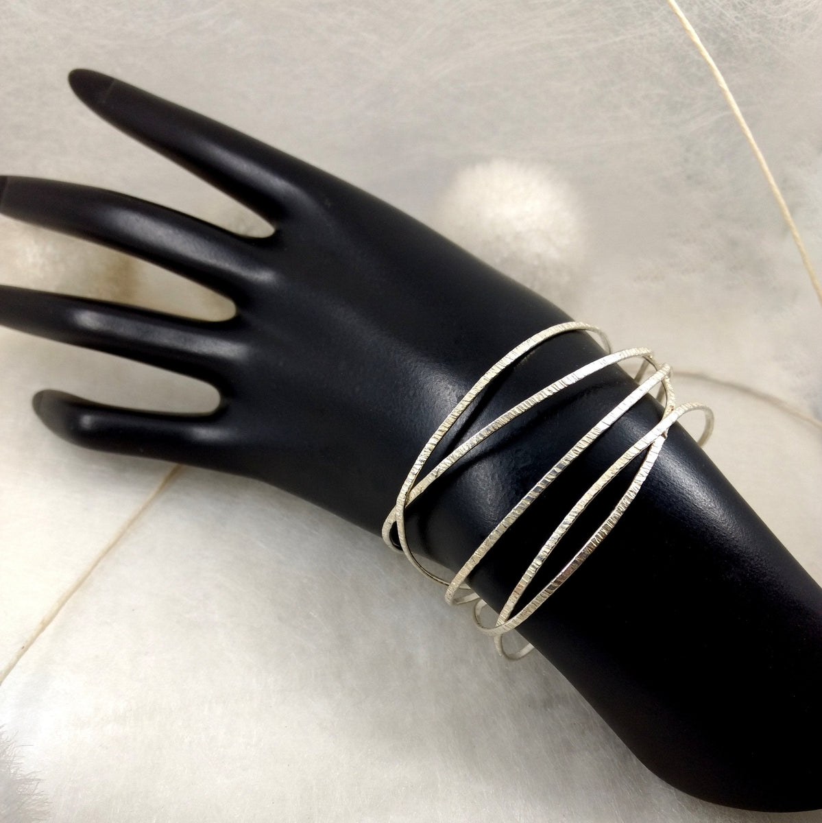 ZusZa - Pulsera ancha de plata en 3 acabados – LOCURA COTIDIANA
